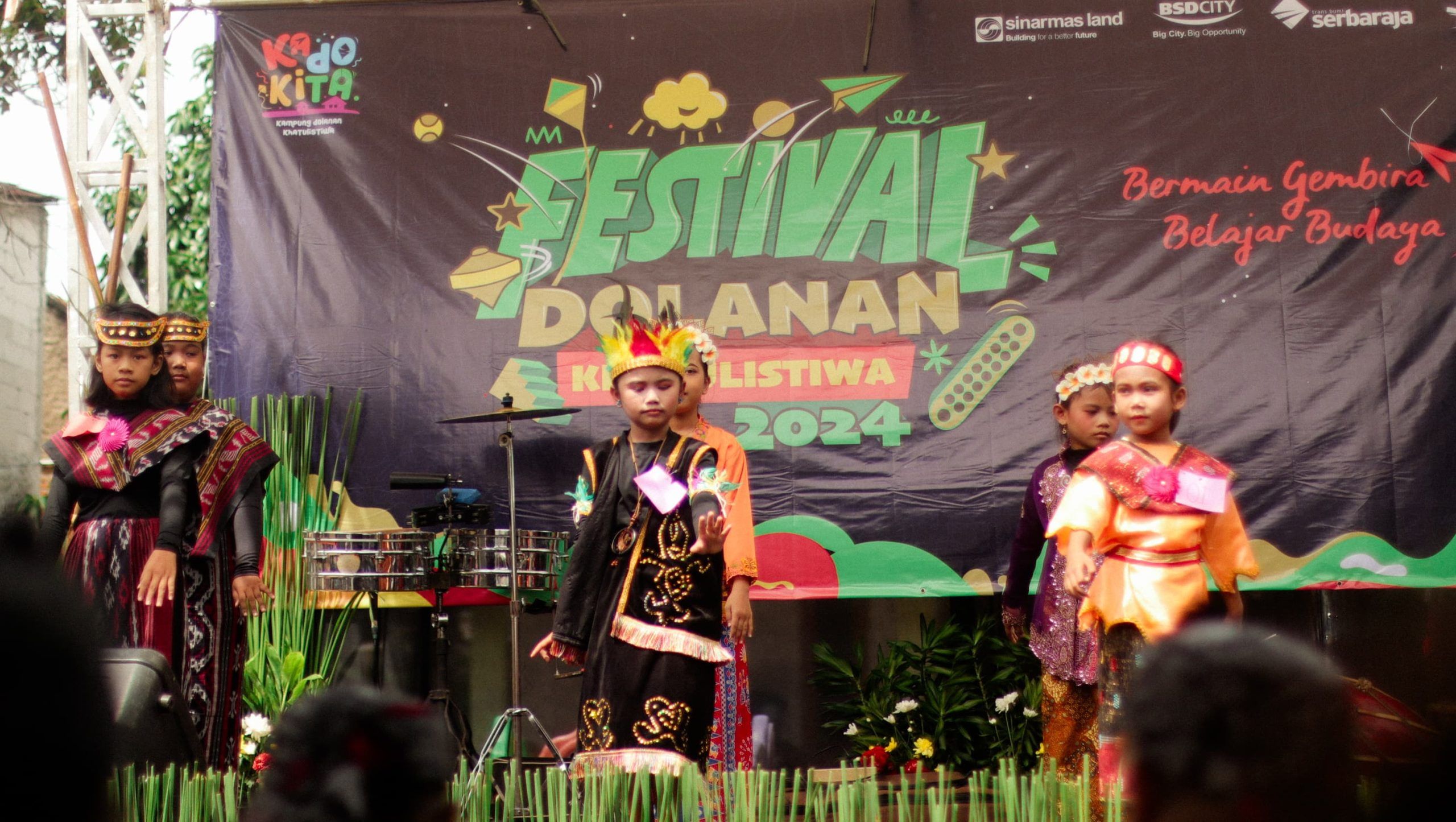 Sinar Mas Land Sukses Gelar Festival Dolanan Khatulistiwa 2024
