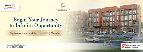 Iconix Infinite BSD City: Ruko Premium Terbaru Sinar Mas Land
