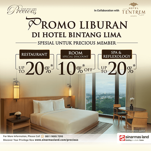 Promo Liburan di Hotel Tentrem Jakarta untuk Precious Member