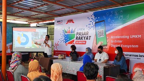 Sinar Mas Land Luncurkan Program UMKM Pasar Rakyat Go Digital