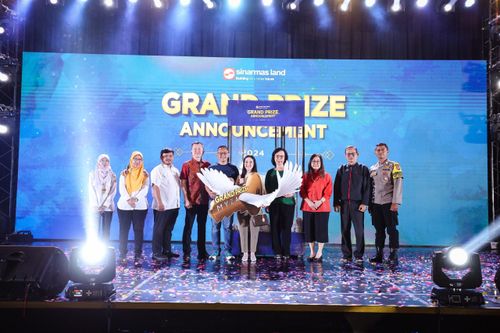Sinar Mas Land Berikan Grand Prize pada Pemenang Undian Infinite Living Periode I